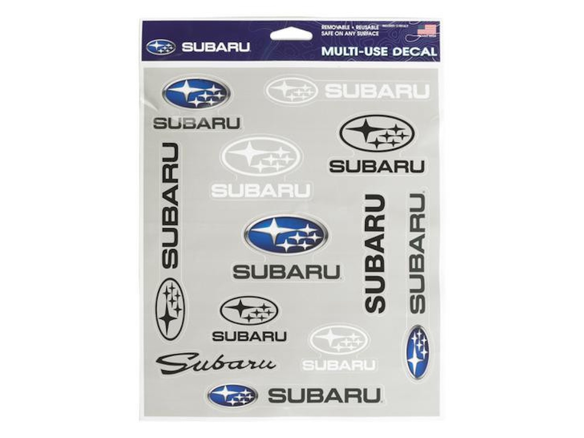 Subaru Gear Vinyl Decal Sheet With Subaru Logo Assorted Designs ...