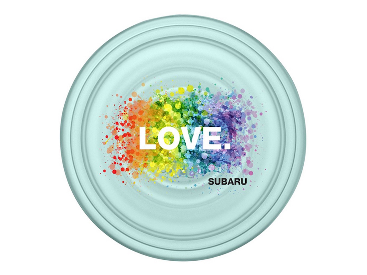 Subaru Gear PopSocket Cell Phone Grip With Rainbow Pride Design And ...
