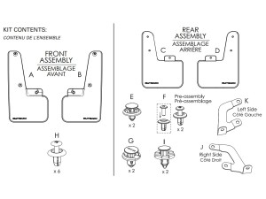 2022 Subaru Outback Splash Guards | Subaru Online Parts