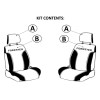 Subaru Front Row Seat Covers For Driver And Passenger Side With ...