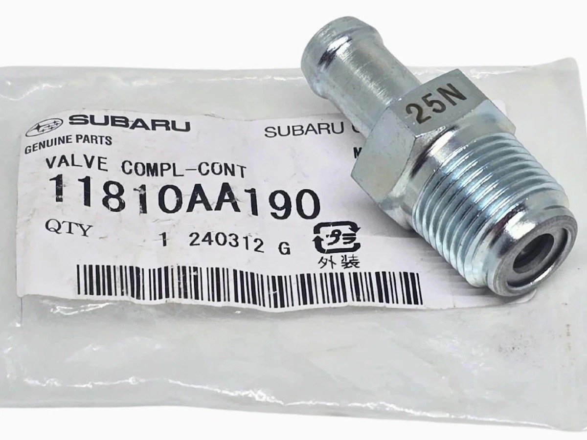 Subaru PCV Valve For 2.5L Engine - 11810AA190 | Subaru Online Parts