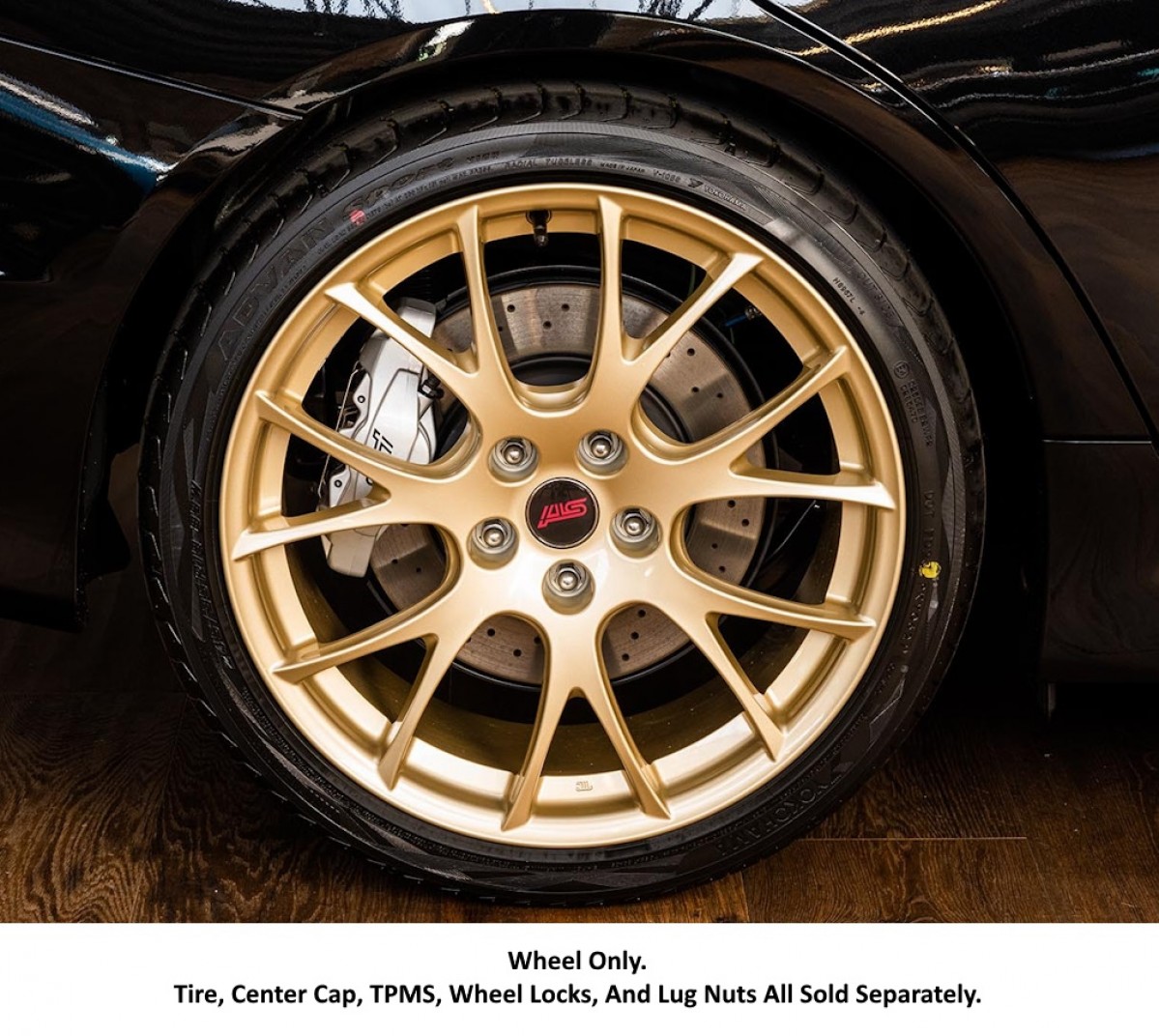 Subaru 19 Inch Gold Painted STi Final Edition Aluminum Wheel ...