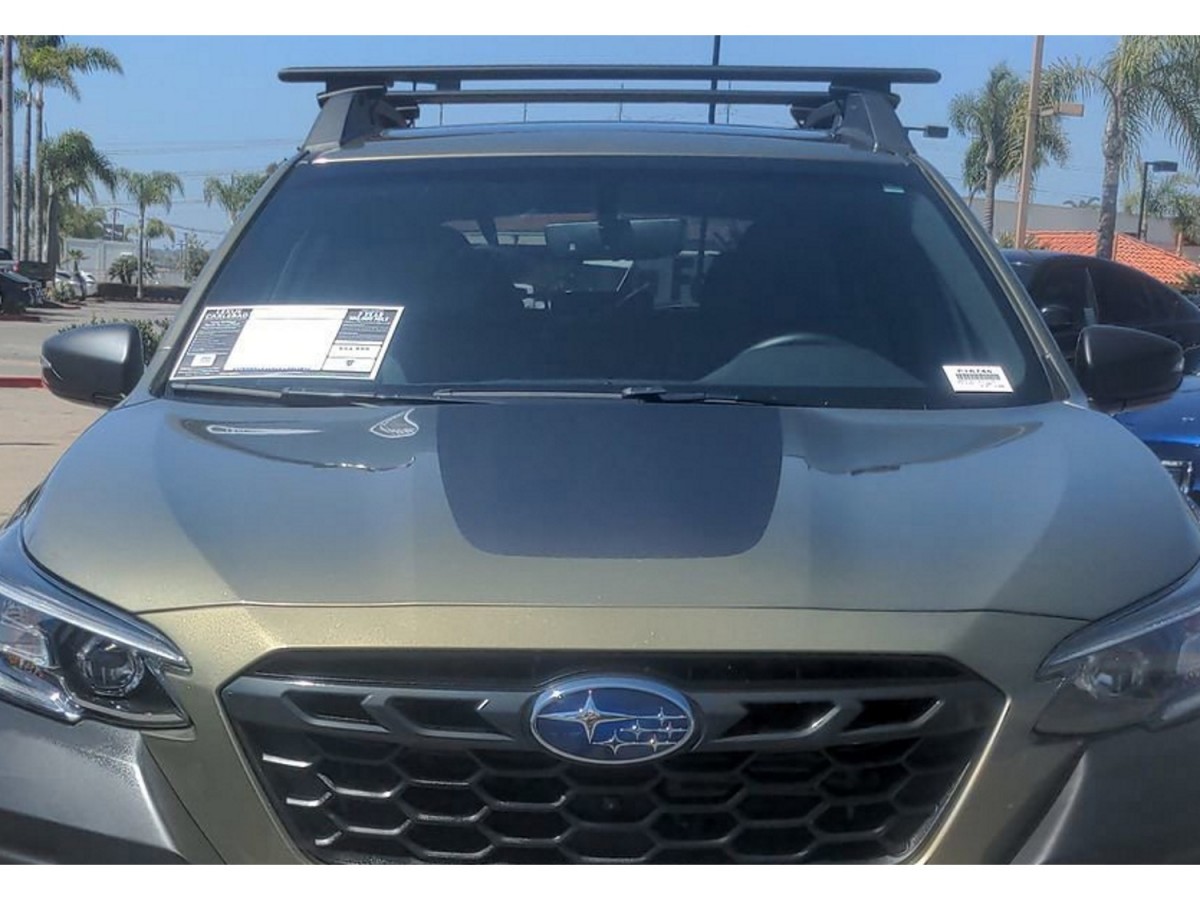 Subaru Wilderness Hood Decal Matte Black - 91019AN00A | Subaru Online Parts