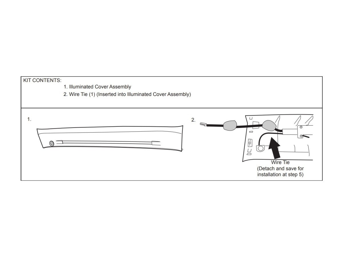 Subaru Upper Cargo Area LED Lighting Kit - H461SXC200 | Subaru Online Parts