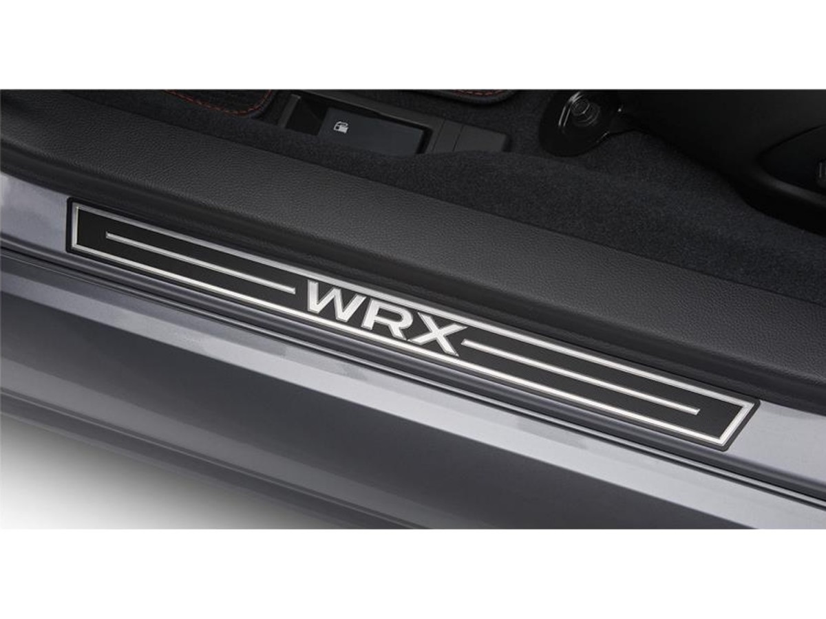 Subaru Side Sill Plates WRX Logo - E101SVA002 | Subaru Online Parts