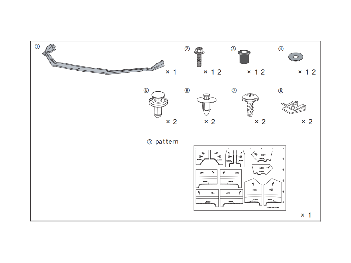 Subaru Front Under Spoiler - STI - E2410CA010 | Subaru Online Parts