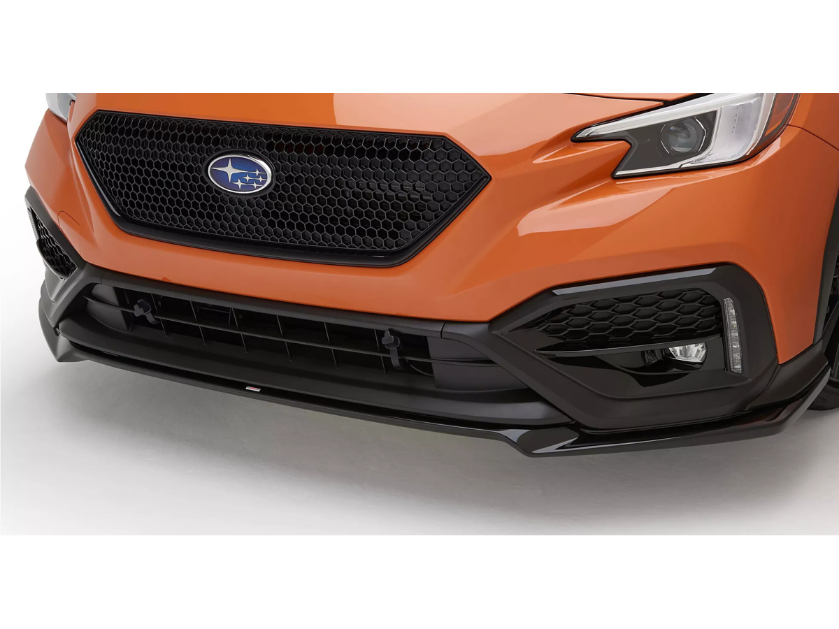 Subaru Black STI Front Under Spoiler