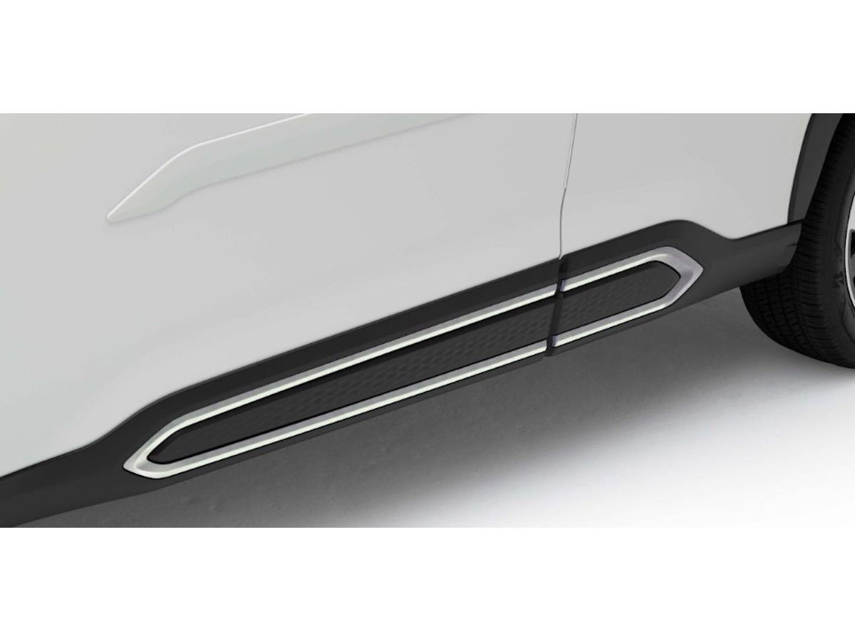 Subaru Lower Door Trim Kit Of Four Moldings In Silver / Black ...