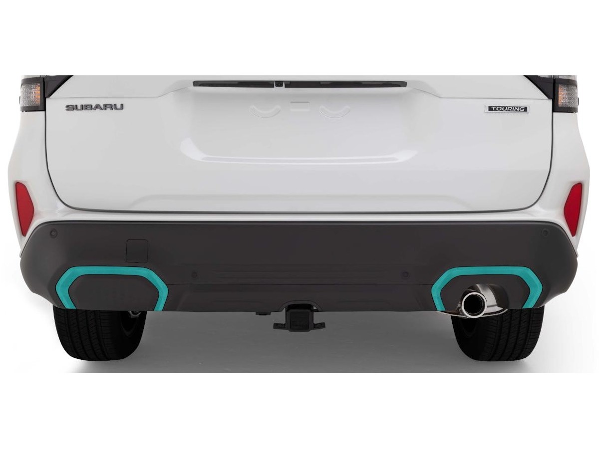Subaru Rear Bumper Trim Two Piece Kit In Turquoise Blue - E5510SL200 ...