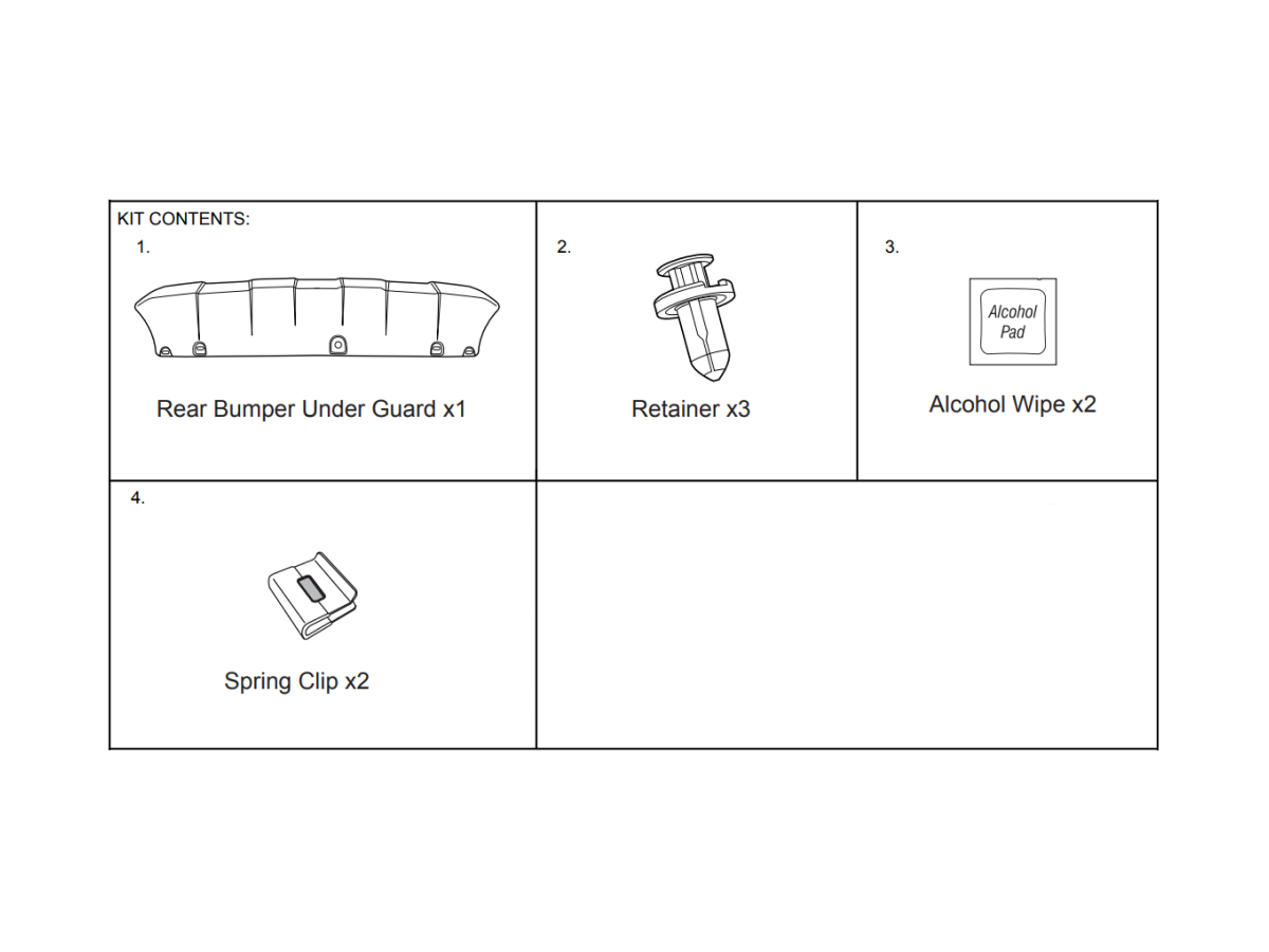 Subaru Rear Bumper Under Guard - E551SAL210 | Subaru Online Parts