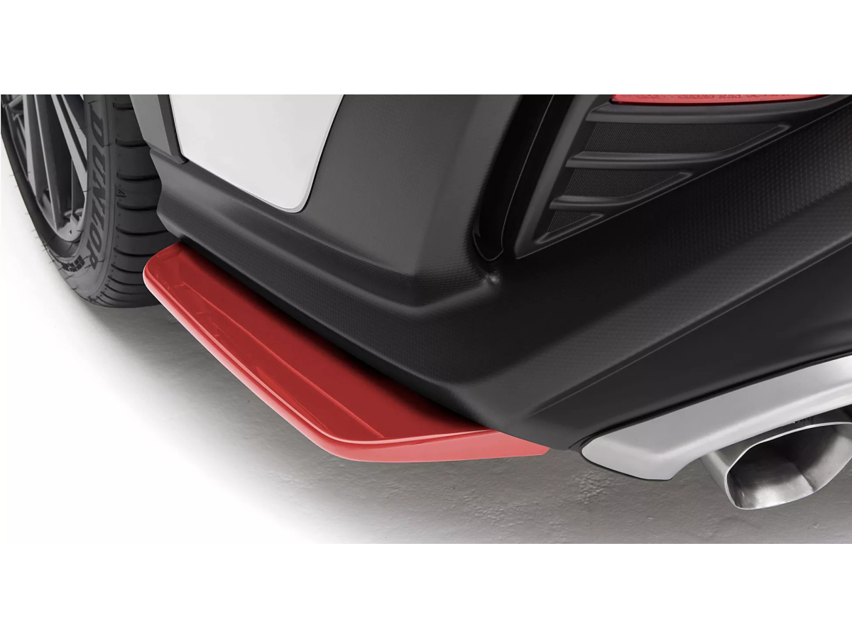 Subaru Cherry Red STI Rear Quarter Under Spoilers Kit Of Two ...