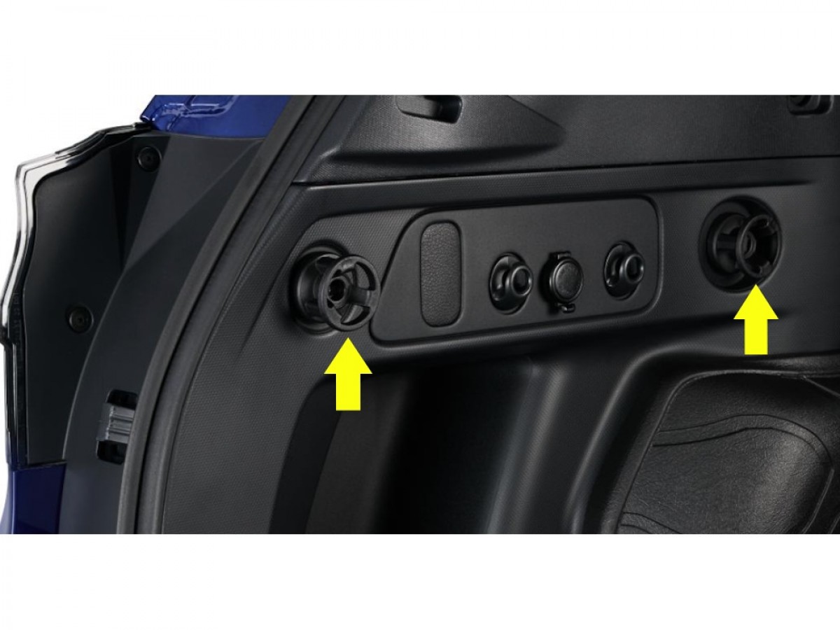 Subaru Utility Hooks For Cargo Area Wall Kit Of Two - F5510SL010 ...