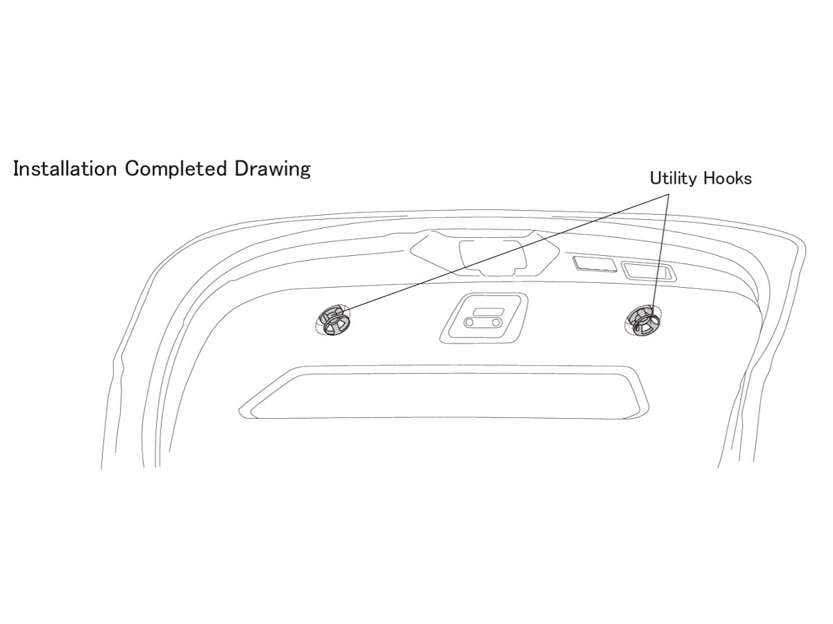 Subaru Utility Hooks Kit Of Two For Power Rear Gate - F5510SL050 ...