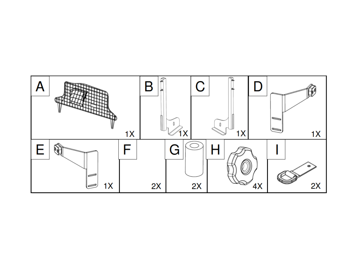 Subaru Cargo Compartment Separator - F551SSG201 | Subaru Online Parts