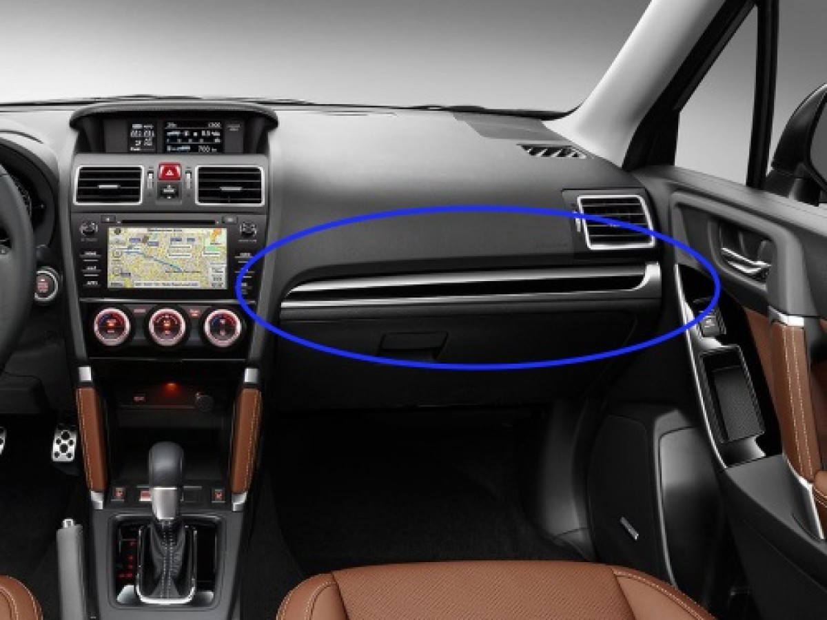 Subaru Interior Trim Kit - Dashboard - Gloss Black/Silver ...