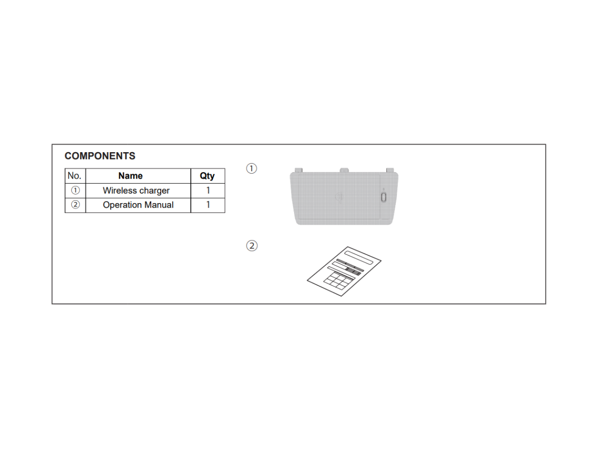 Subaru Wireless Cell Phone Charger For Push Start Vehicles - H1010FN200 ...