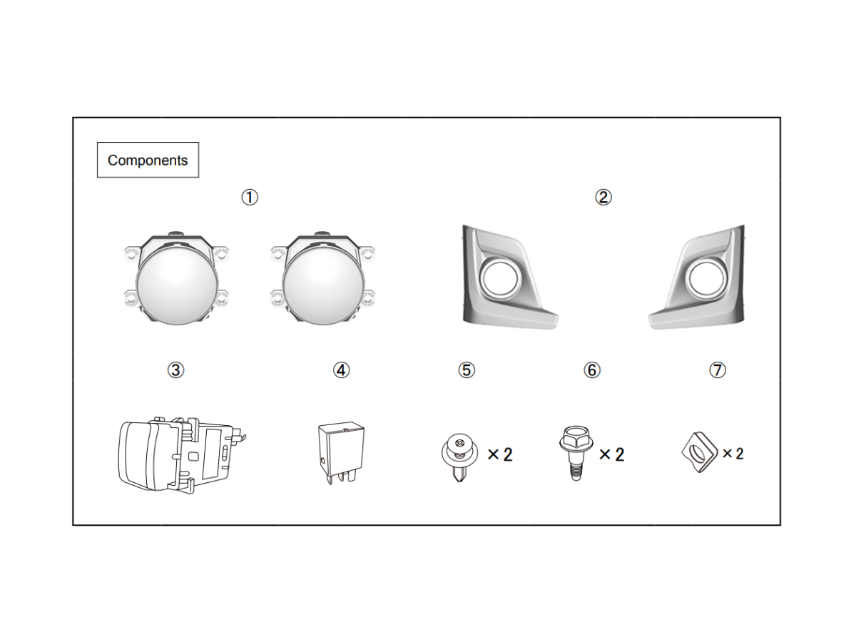Subaru Fog Lamp Kit - H4510FL001 | Subaru Online Parts