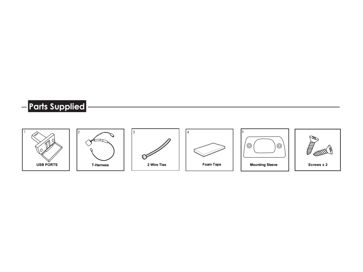 Subaru USB Charging Ports - H671SSJ003 | Subaru Online Parts