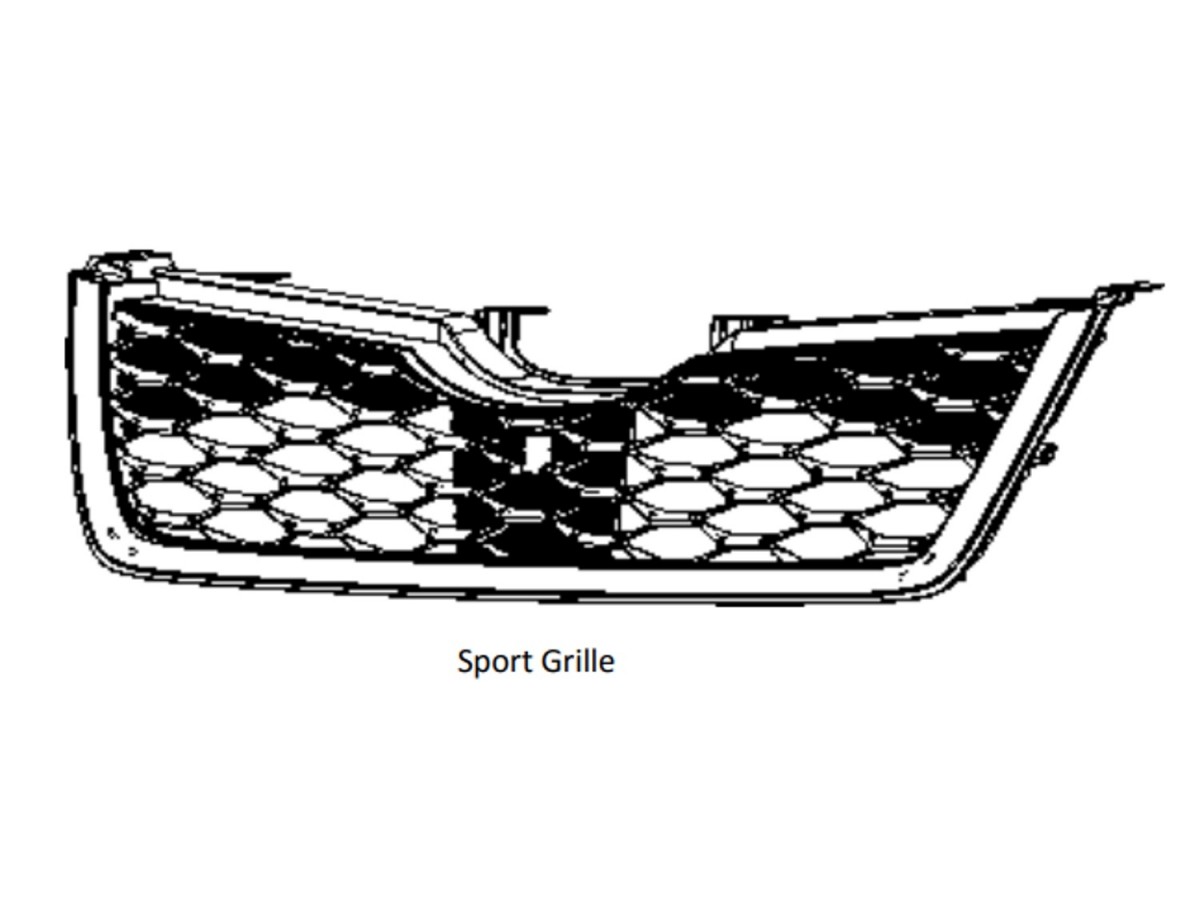 Subaru Sport Grille - Black - J1010SJ202 | Subaru Online Parts