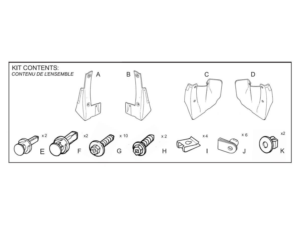 Subaru Splash Guards - J101SAN100 | Subaru Online Parts