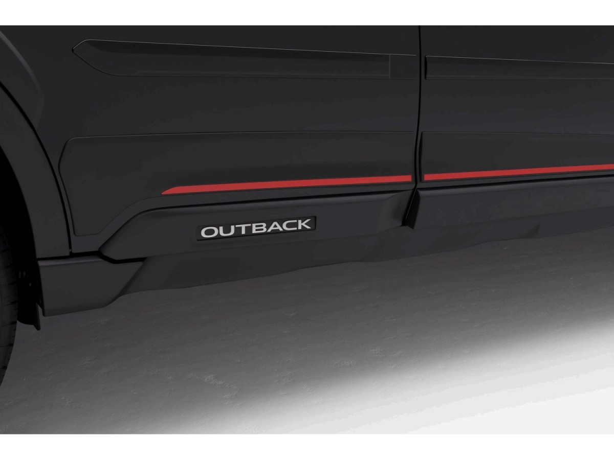 Subaru Door Cladding Black With Sport Orange Accent - J101SAN930 ...