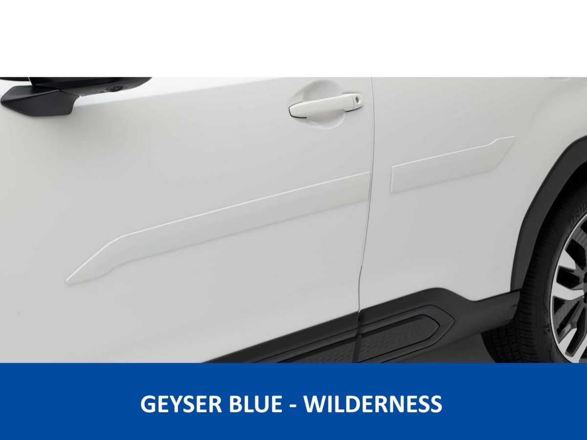 Subaru Body Side Door Moldings Kit Of Four Geyser Blue Wilderness ...