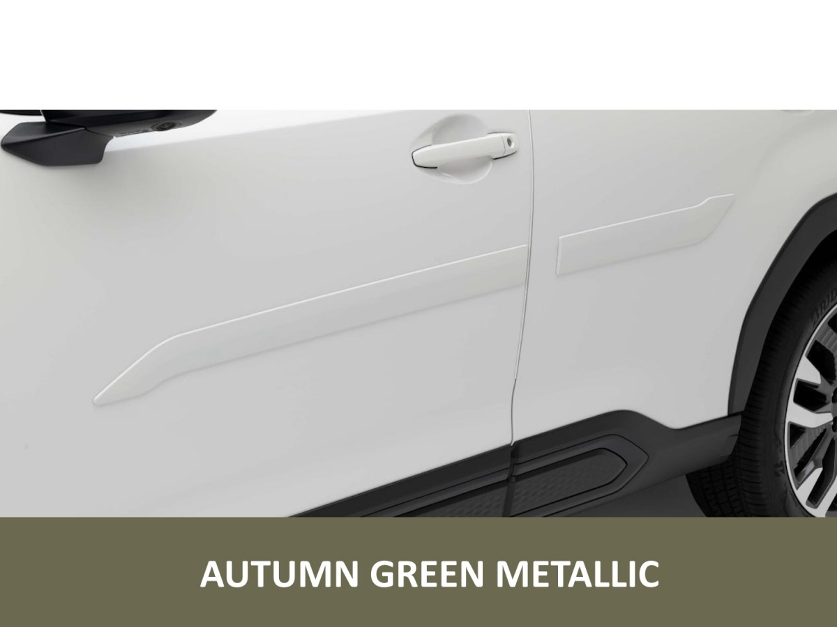 Subaru Body Side Door Moldings Kit Of Four Autumn Green Metallic ...