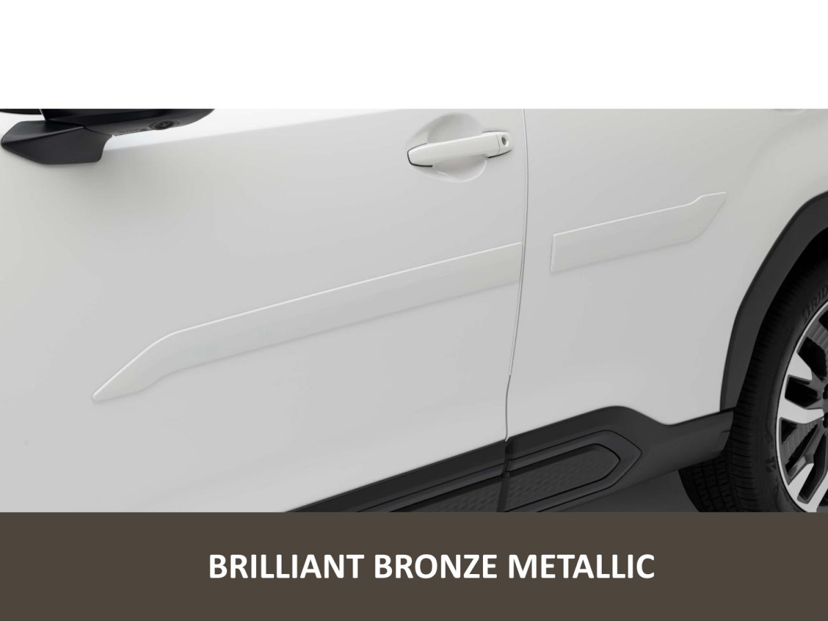 Subaru Body Side Door Moldings Kit Of Four Brilliant Bronze Metallic ...