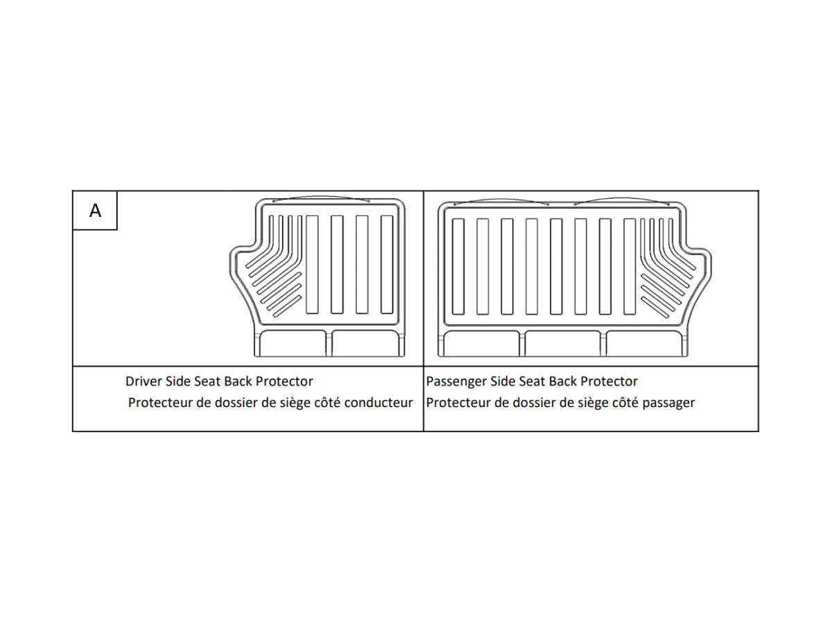 Subaru Rear Seatback Protector - J501SAN230 | Subaru Online Parts