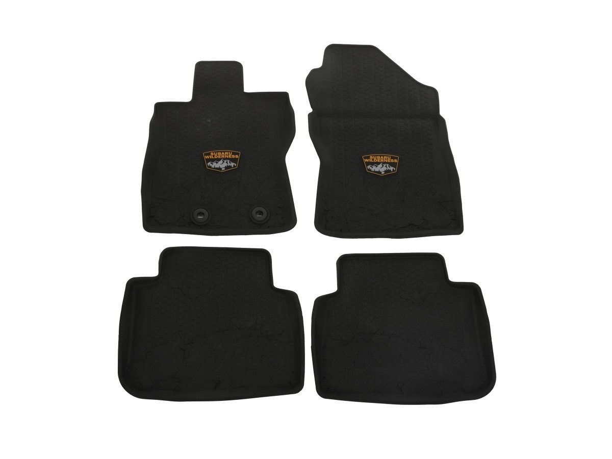 Subaru All Weather Floor Liners Kit Of Four For Front And Rear With ...