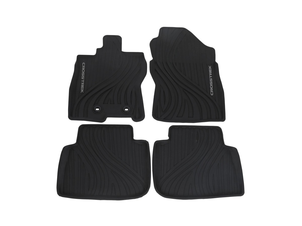 Subaru All Weather Floor Liners Kit Of Four For Front And Rear Black ...