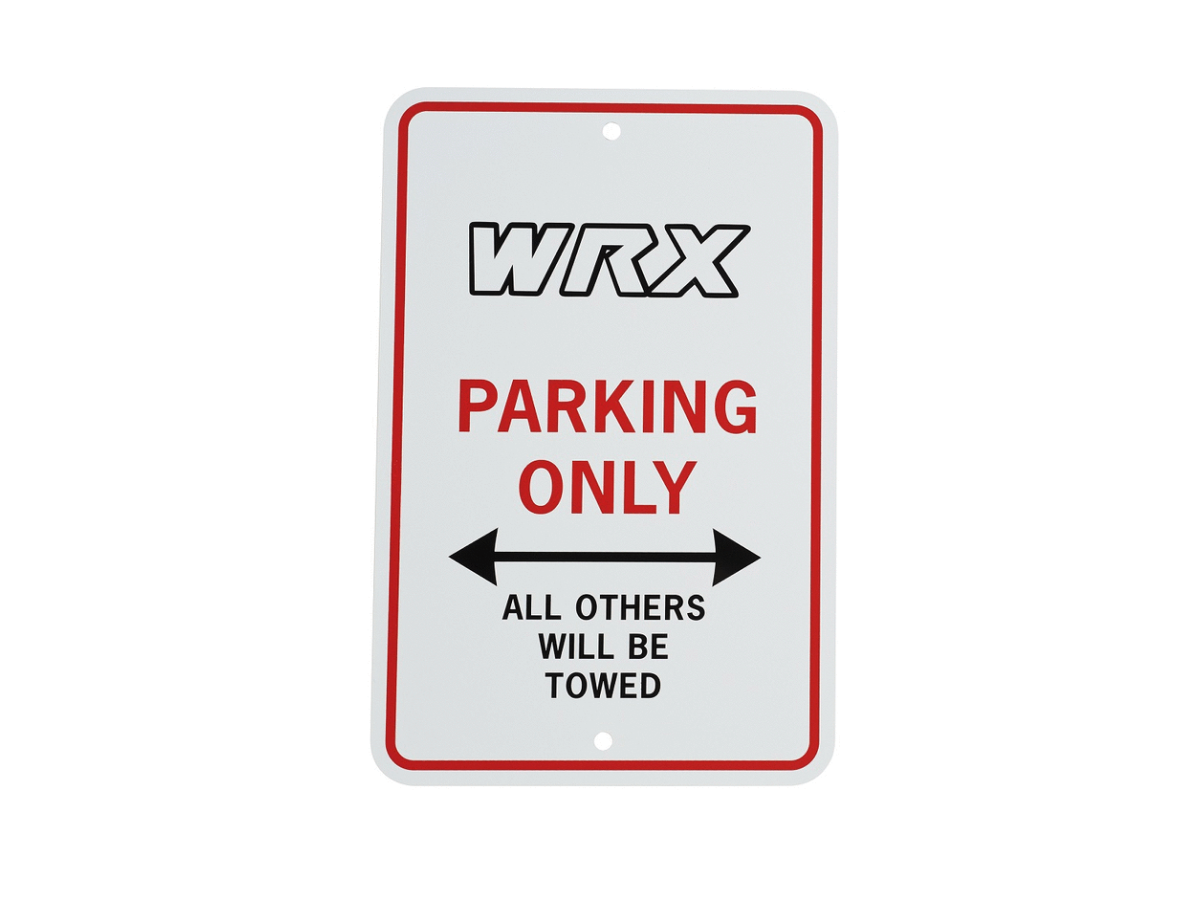 Subaru Parking Sign WRX - SOA342L150 | Subaru Online Parts