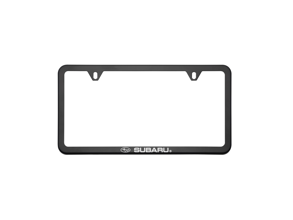 Subaru License Plate Frame - Subaru Logo Black - SOA342L153 | Subaru ...