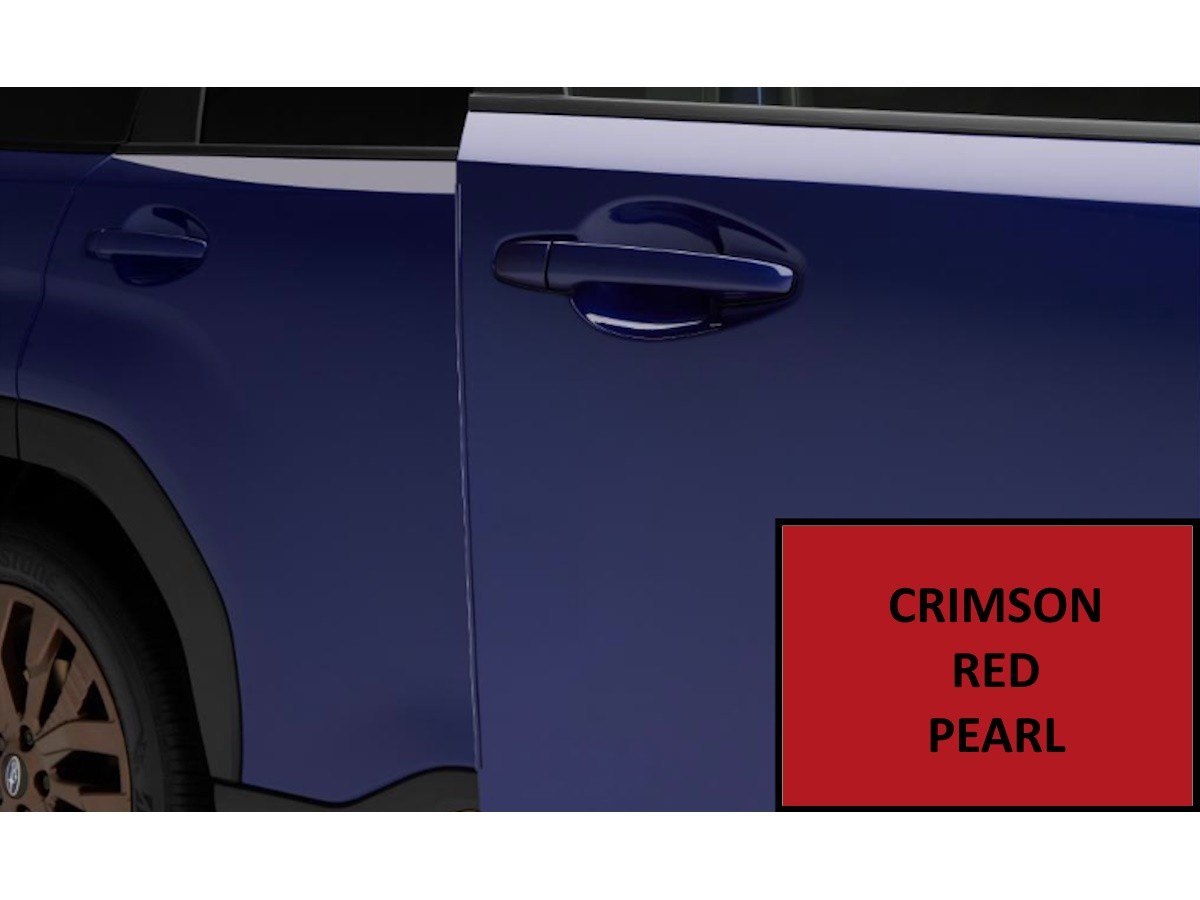 Subaru Door Edge Guards Kit Of Four In Crimson Red Pearl - SOA801P100T5 ...